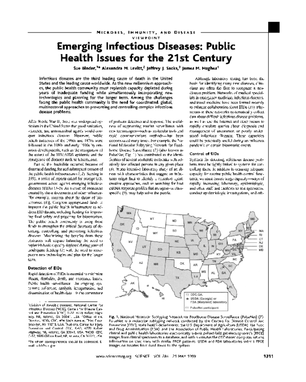 (PDF) Emerging Infectious Diseases: Public Health Issues for the 21st ...