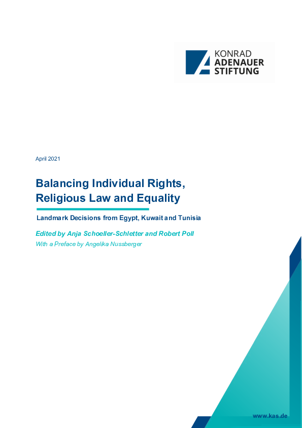 (PDF) Balancing Individual Rights, Religious Law and Equality Landmark ...