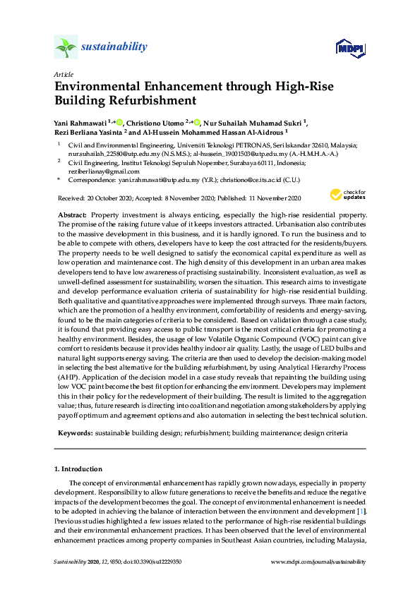(PDF) Environmental Enhancement through High-Rise Building ...