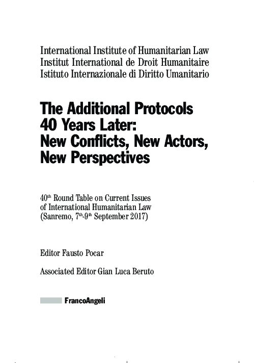 (PDF) Content and Customary Nature of Article 75 of Additional Protocol I