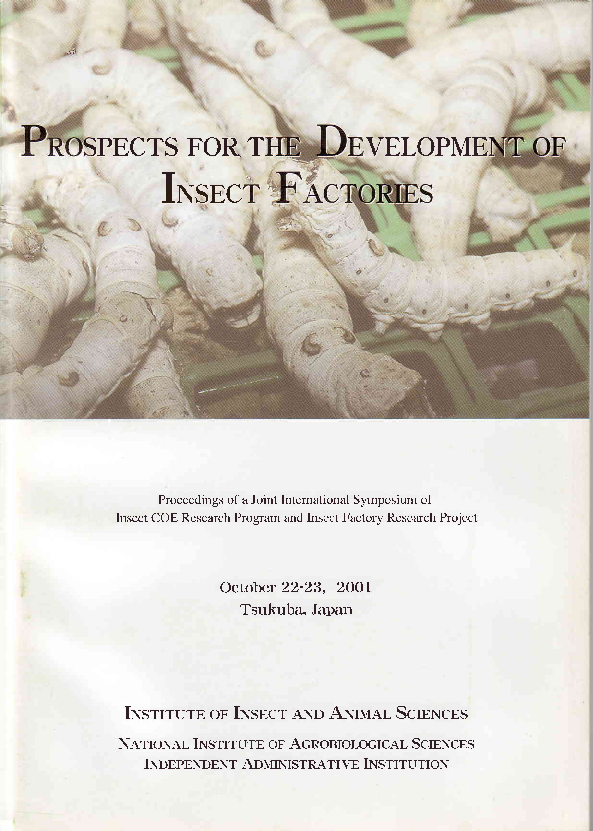 (PDF) Insect factory: present status and possible development