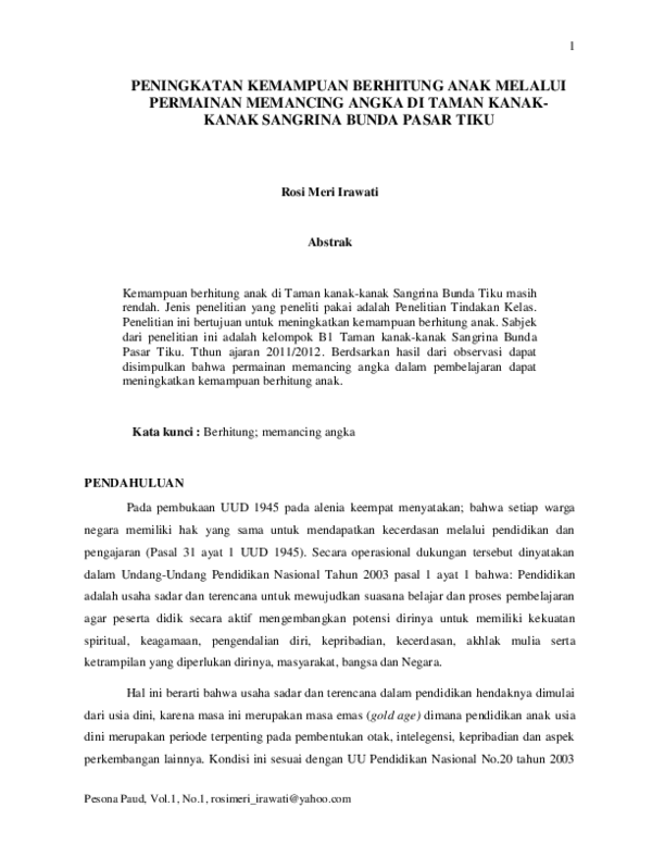 (PDF) Peningkatan Kemampuan Berhitung Anak Melalui Permainan Memancing ...