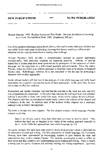 (PDF) Marguerite Wessels and Riette van den Berg (Contributing Editors ...