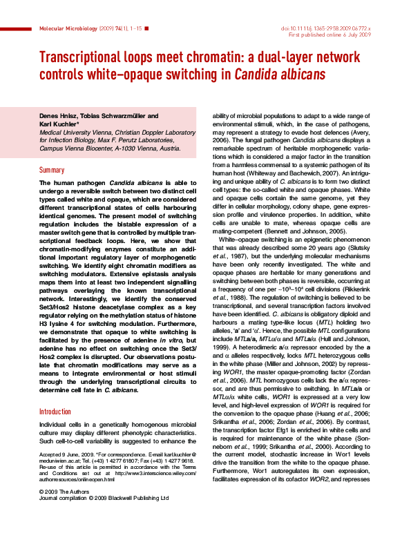 (PDF) Transcriptional loops meet chromatin: a dual-layer network ...
