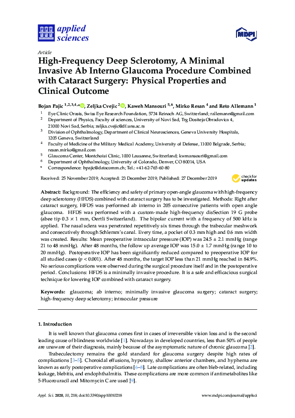 (PDF) High-Frequency Deep Sclerotomy, A Minimal Invasive Ab Interno ...
