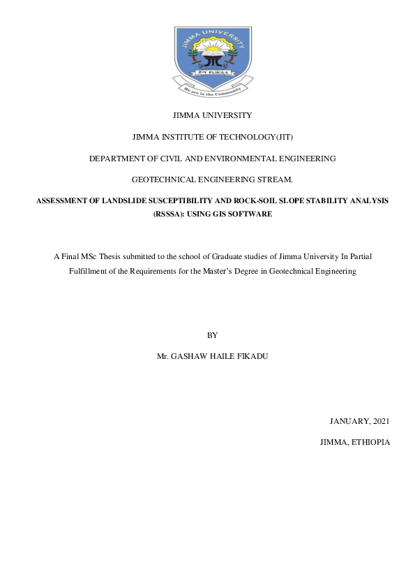 (PDF) FINAL THESIS BY GASHAW HAILE