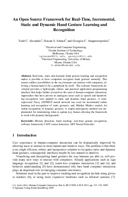 (PDF) An Open Source Framework for Real-Time, Incremental, Static and ...