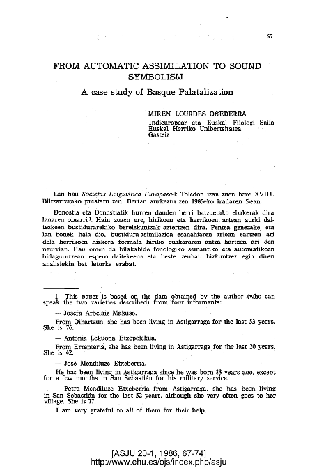 (PDF) From automatic assimilation to sound symbolism: a case study of ...