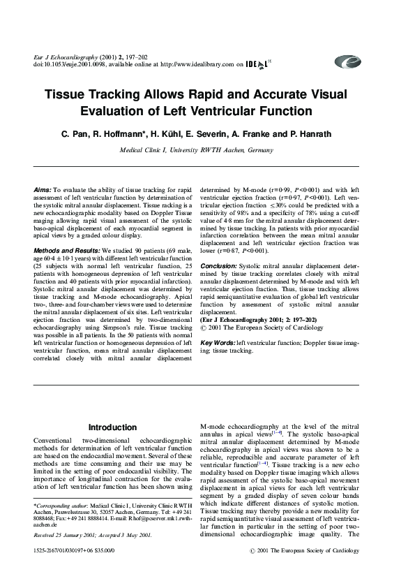 (PDF) Tissue tracking allows rapid and accurate visual evaluation of ...