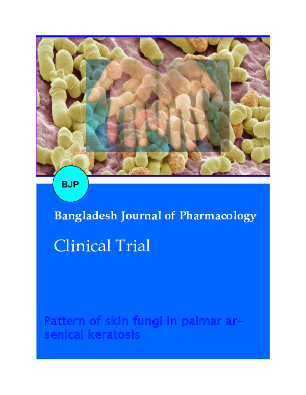 (PDF) Pattern of skin fungi in palmar arsenical keratosis
