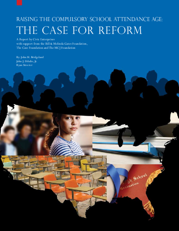 (PDF) Raising the Compulsory School Attendance Age: The Case for Reform