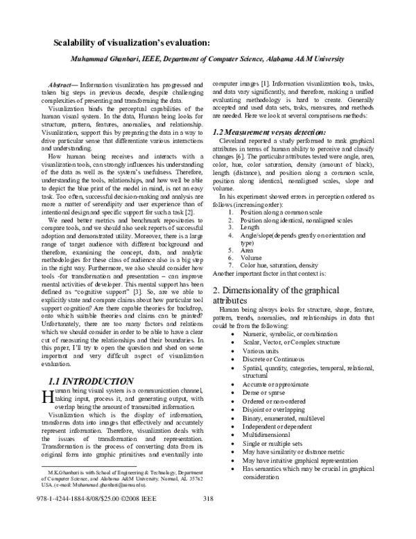 (PDF) Scalability of visualization’s evaluation