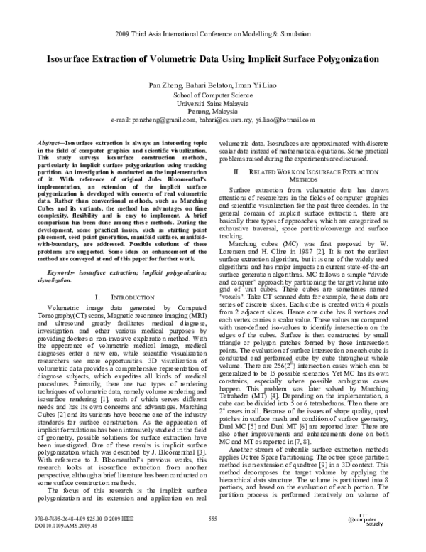 Isosurface Extraction Of Volumetric Data Using Implicit Surface