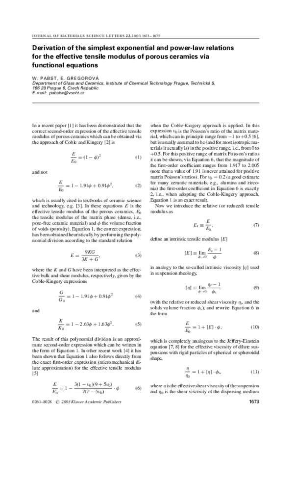 (PDF) Derivation of the simplest exponential and power-law relations ...