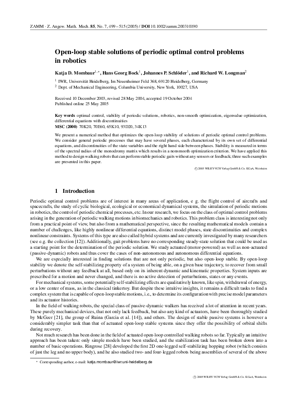 (PDF) Open-loop stable solutions of periodic optimal control problems ...