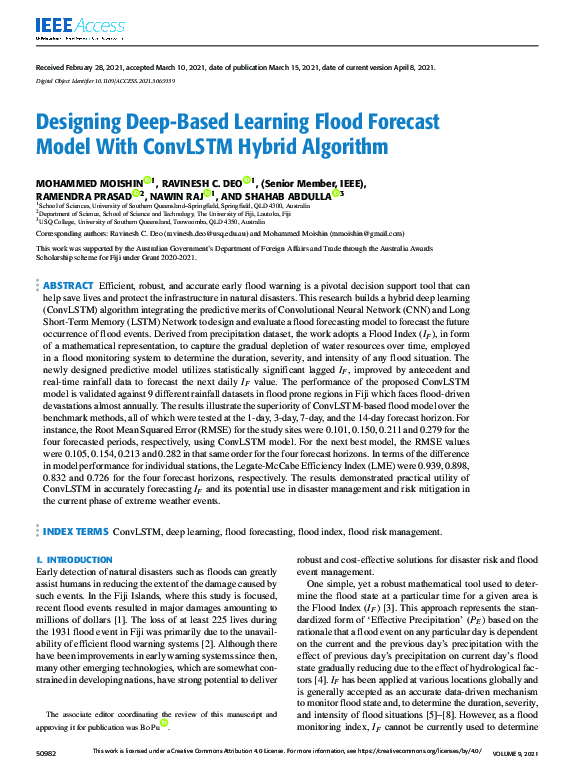 (PDF) Designing Deep-Based Learning Flood Forecast Model With ConvLSTM ...