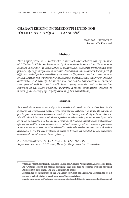 (PDF) Characterizing income distribution for poverty and inequality ...