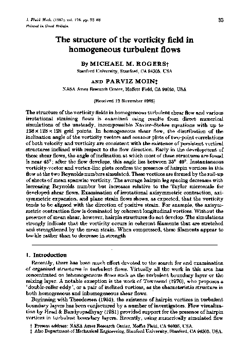 (PDF) The structure of the vorticity field in homogeneous turbulent flows
