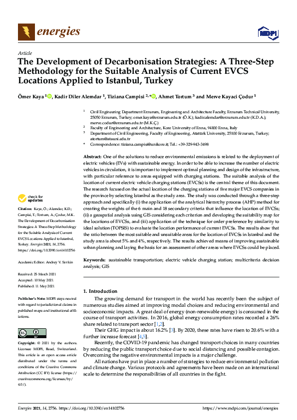 (PDF) The Development of Decarbonisation Strategies: A Three-Step ...