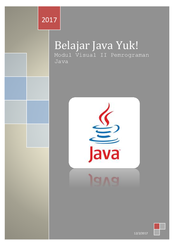 (PDF) .MODUL PEMROGRAMAN VISUAL II DENGAN BAHASA JAVA