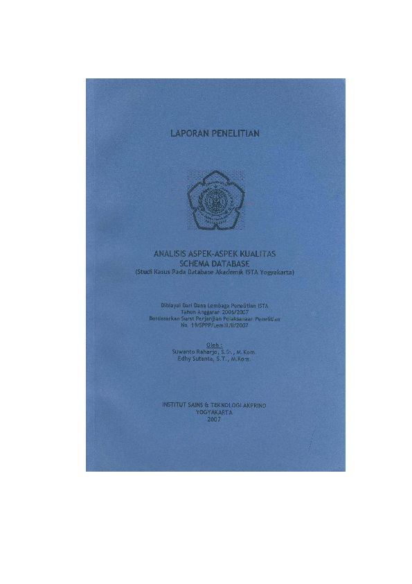 (PDF) 2007 Suwanto R-Edhy S Laporan Penelitian 05 Juli 2007 Analisis ...