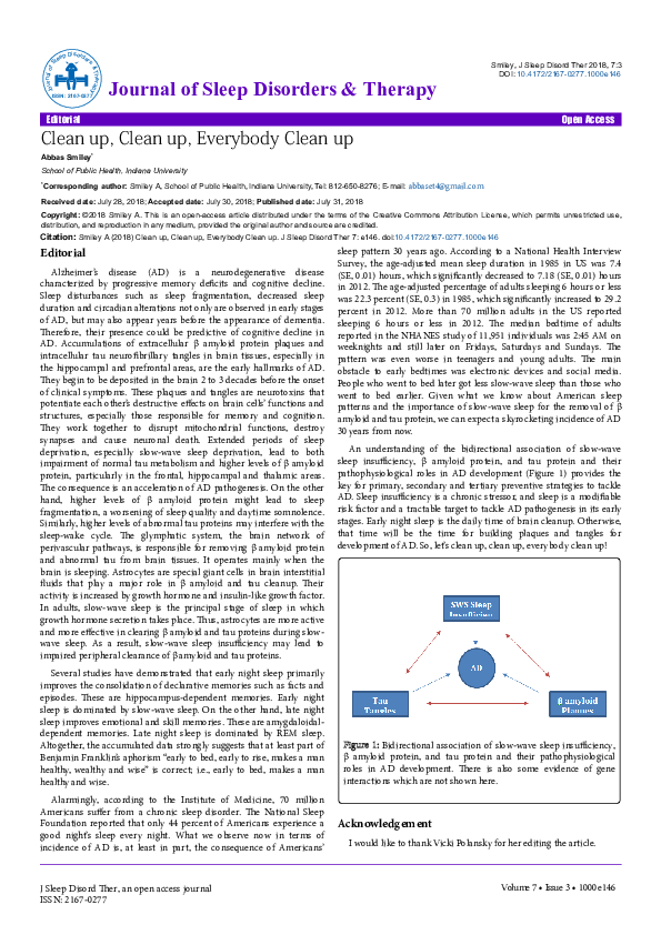 (PDF) Clean up, Clean up, Everybody Clean up
