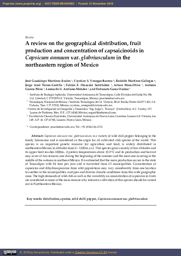 (PDF) A Review on the Geographical Distribution, Fruit Production and ...