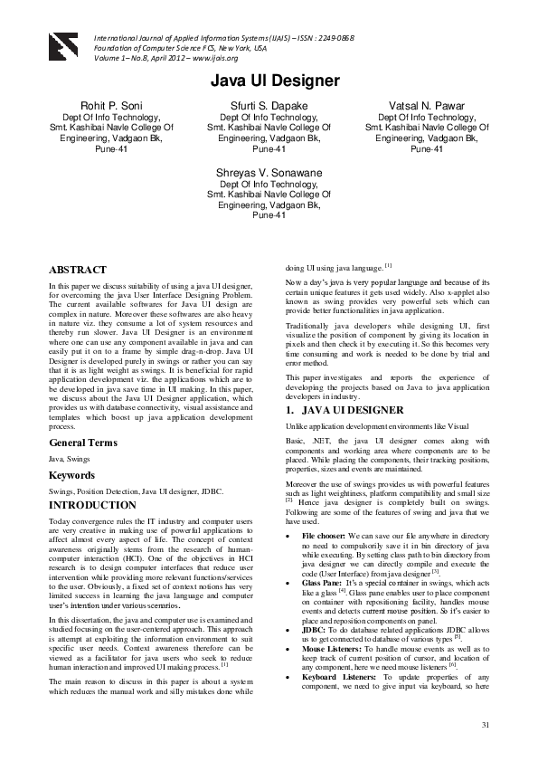 (PDF) Java UI Designer