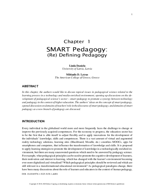 (PDF) SMART Pedagogy