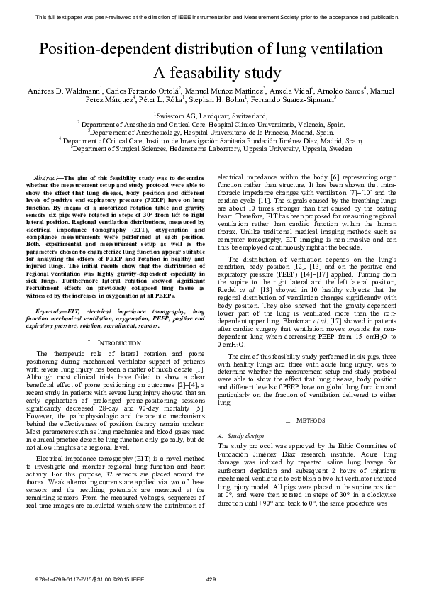 (PDF) Position-dependent distribution of lung ventilation – A ...