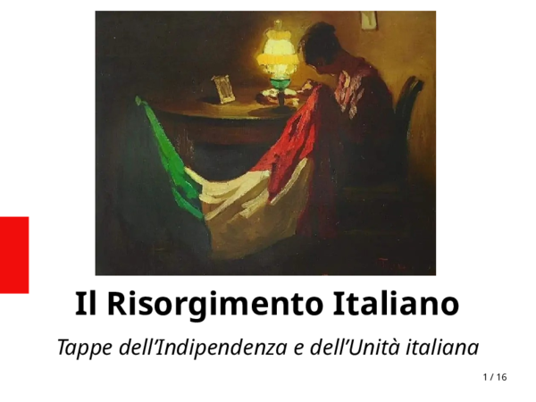 (PDF) Il Risorgimento Italiano (1820-1870)