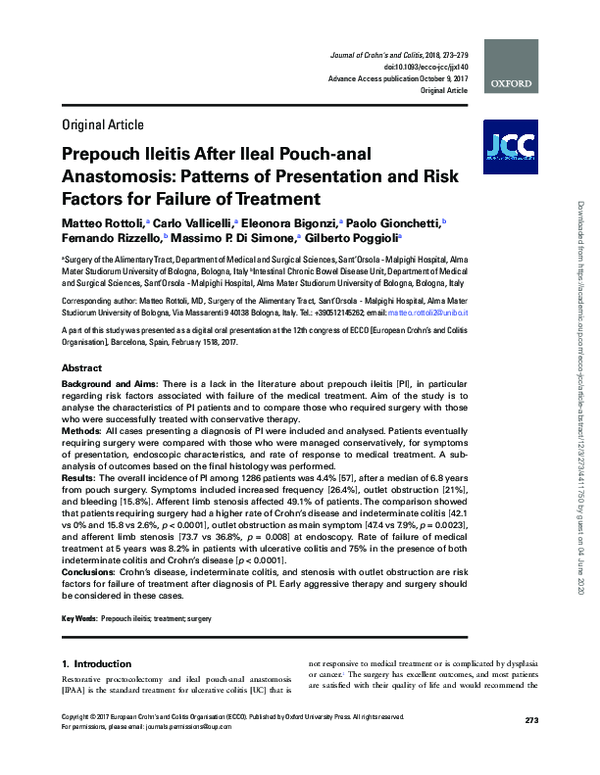 (PDF) Perforated Blind Pouch: An Unusual Late Complication Following ...