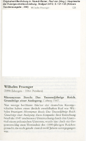 (PDF) Wilhelm Fraenger (1890 Erlangen - 1964 Potsdam) - Hieronymus ...