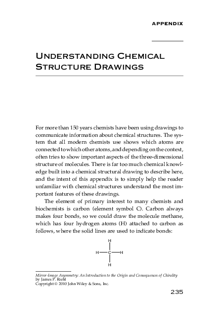(PDF) Appendix: Understanding Chemical Structure Drawings