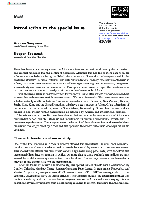 (PDF) Introduction to the special issue