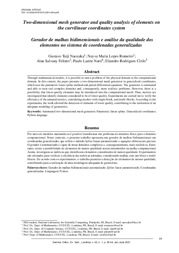 (PDF) Two-dimensional mesh generator and quality analysis of elements on the curvilinear ...