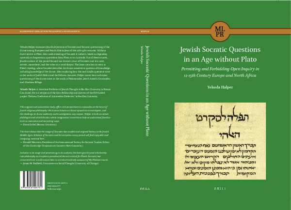 (PDF) Jewish Socratic Questions in an Age without Plato: Permitting and ...