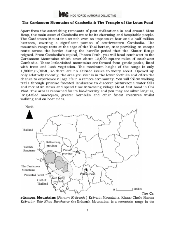 (DOC) The cardamom mountains of Cambodia
