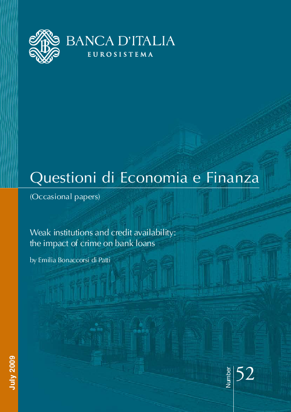 (PDF) Weak Institutions and Credit Availability: The Impact of Crime on ...
