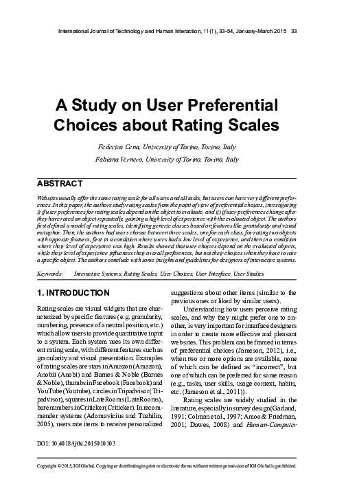 Pdf Choice Architecture For Human Computer Interaction