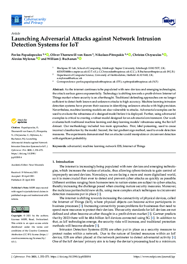 (PDF) Launching Adversarial Attacks against Network Intrusion Detection ...
