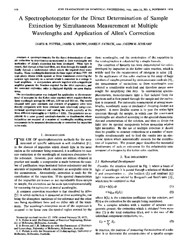 (PDF) A Spectrophotometer for the Direct Determination of Sample ...