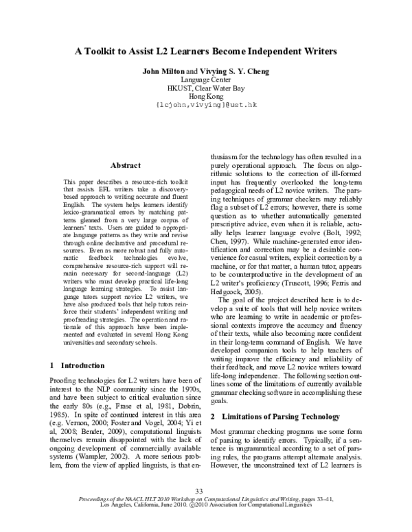 Pdf Data Driven Learning And Language Learning Theories