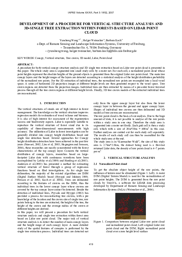 Pdf Development Of A Procedure For Vertical Structure Analysis And 3d
