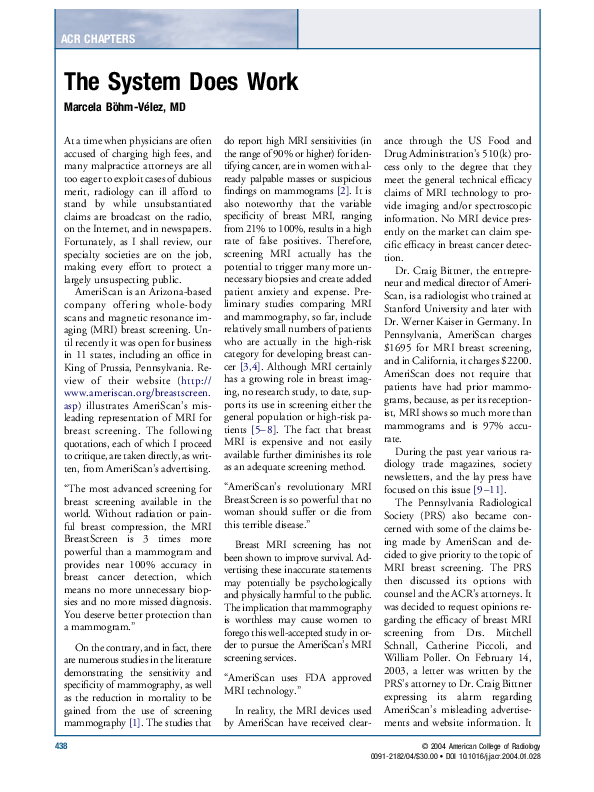 (PDF) The system does work