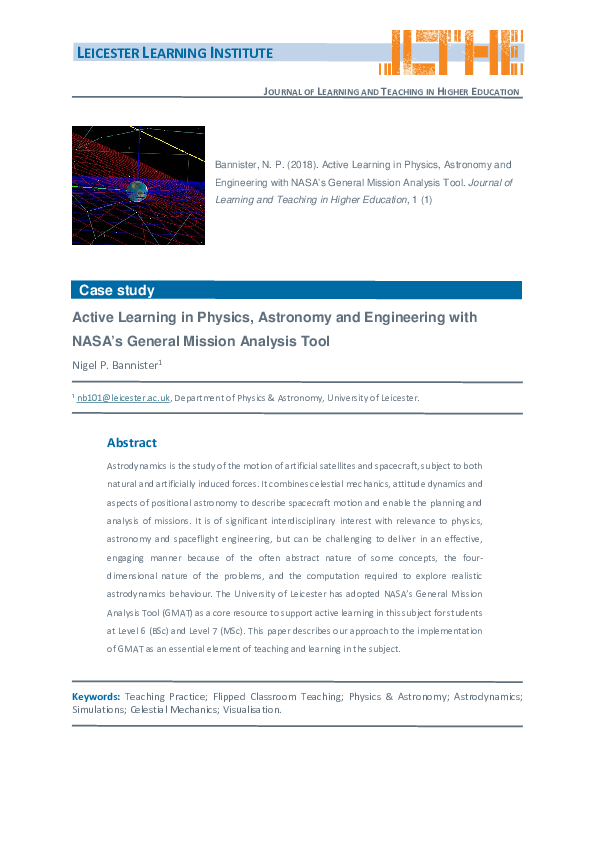 (PDF) Active Learning in Physics, Astronomy and Engineering with NASA’s ...