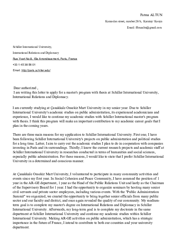 (DOC) LETTER OF ACCEPTANCE/ INTENTION