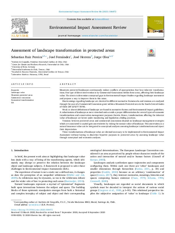 (PDF) Environmental Impact Assessment Review