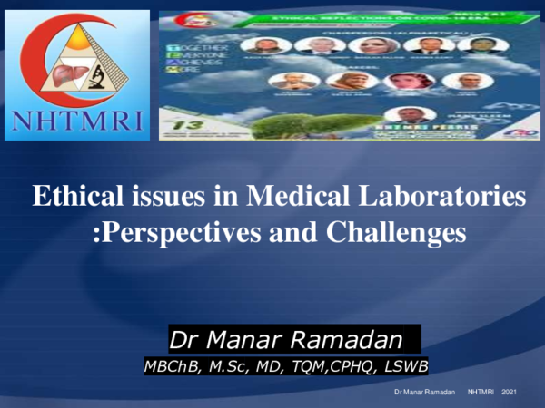(PDF) Ethical issues in medical laboratories :Perspectives and challenges