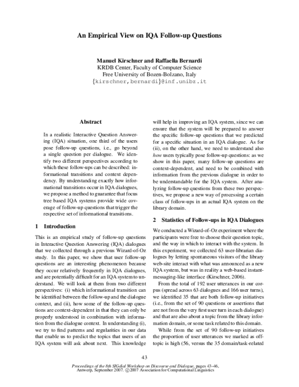 (PDF) An empirical view on iqa follow-up questions